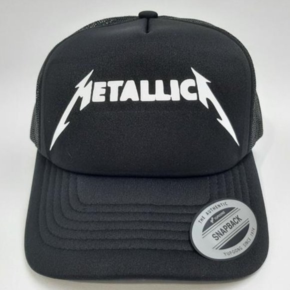 Yupoong | Accessories | Metallica Hat Cap Vintage Trucker Style Mesh ...